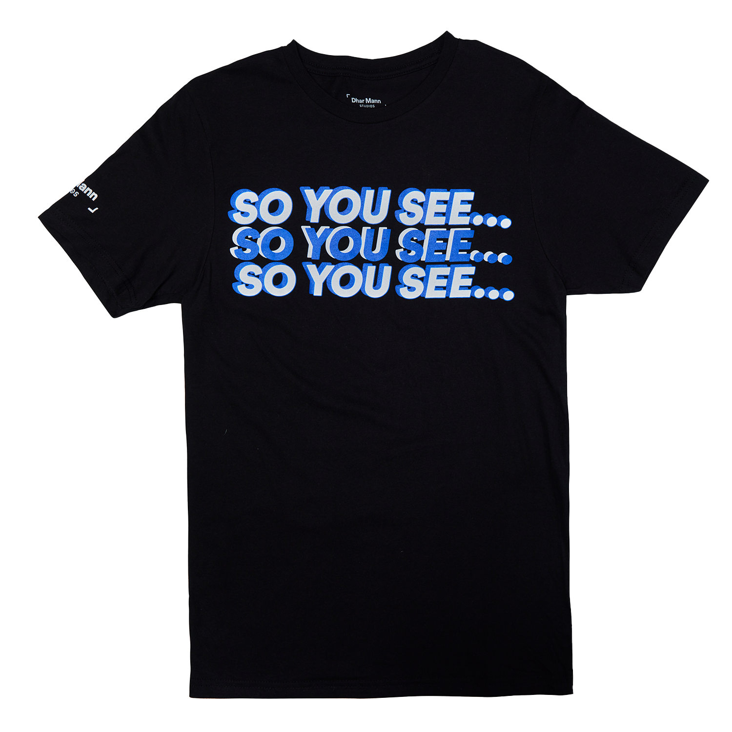 So You See... Tri-Color T-Shirt (Black) – Dhar Mann Official Merch