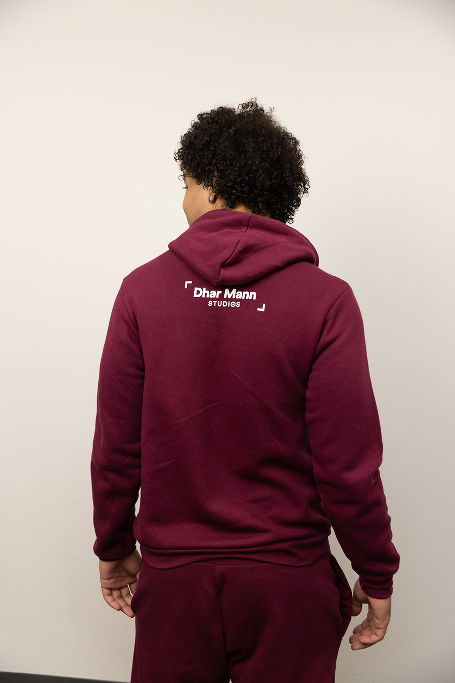 #DharMannFam Hoodie (Maroon) – Dhar Mann Official Merch