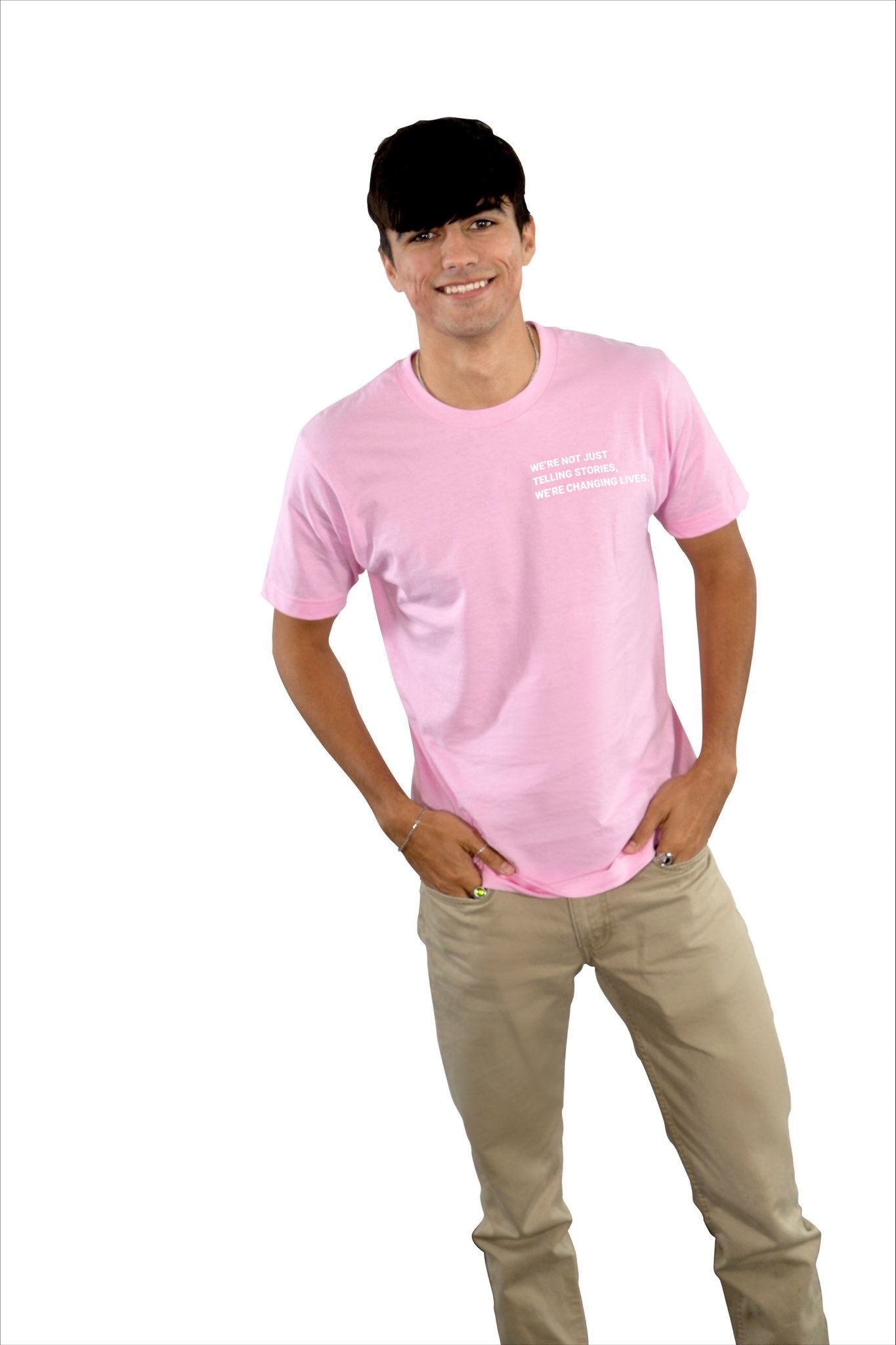 Changing Lives T-Shirt (Pink) – Dhar Mann Official Merch