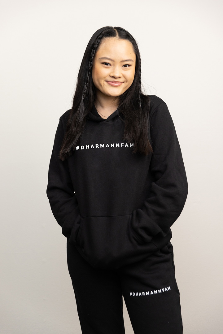#DharMannFam Hoodie (Black) – Dhar Mann Official Merch