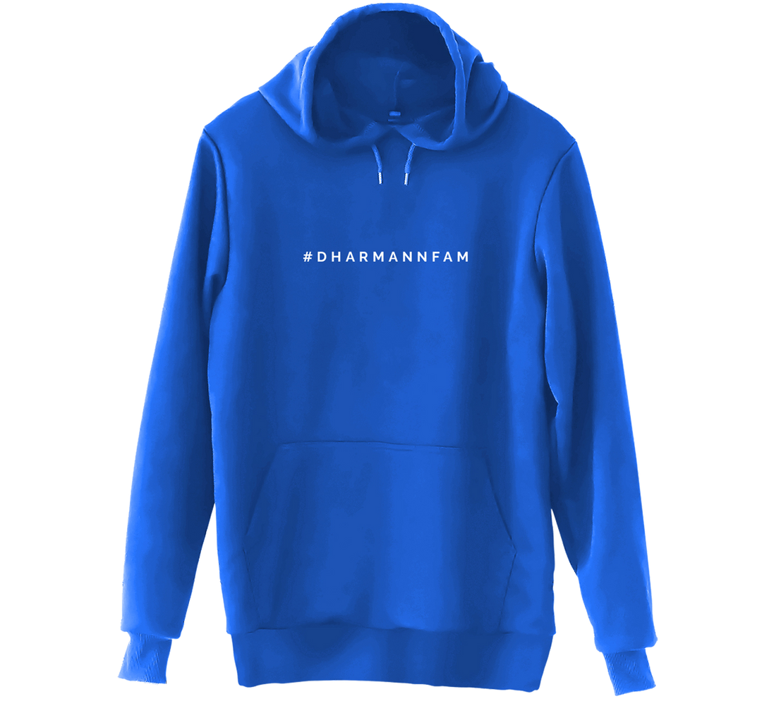 #DharMannFam Hoodie (Royal Blue) – Dhar Mann Official Merch