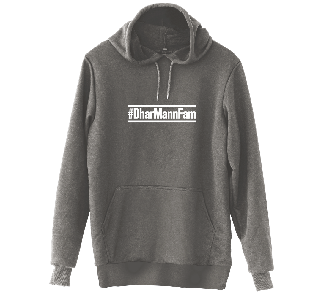 #DharMannFam Hoodie Charcoal – Dhar Mann Official Merch